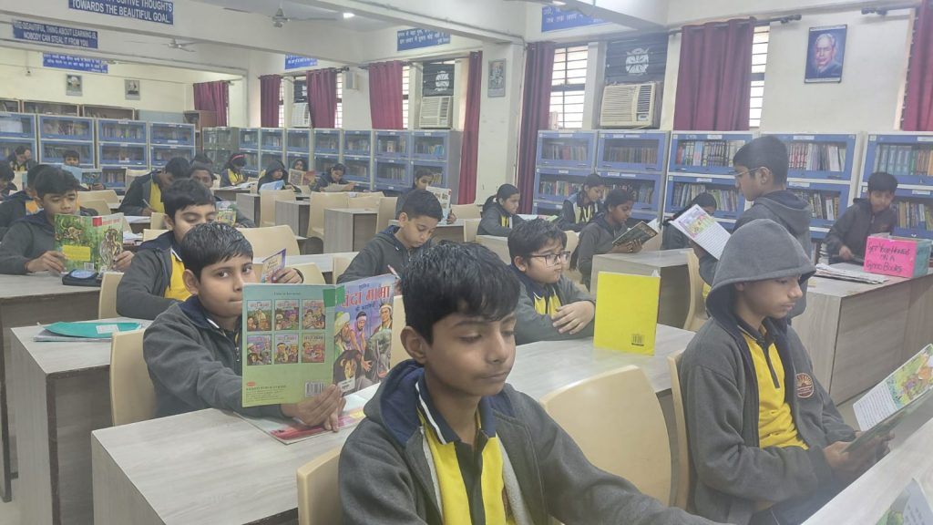 Reading Promotion Week- III – KV Sector-5 Dwarka Library