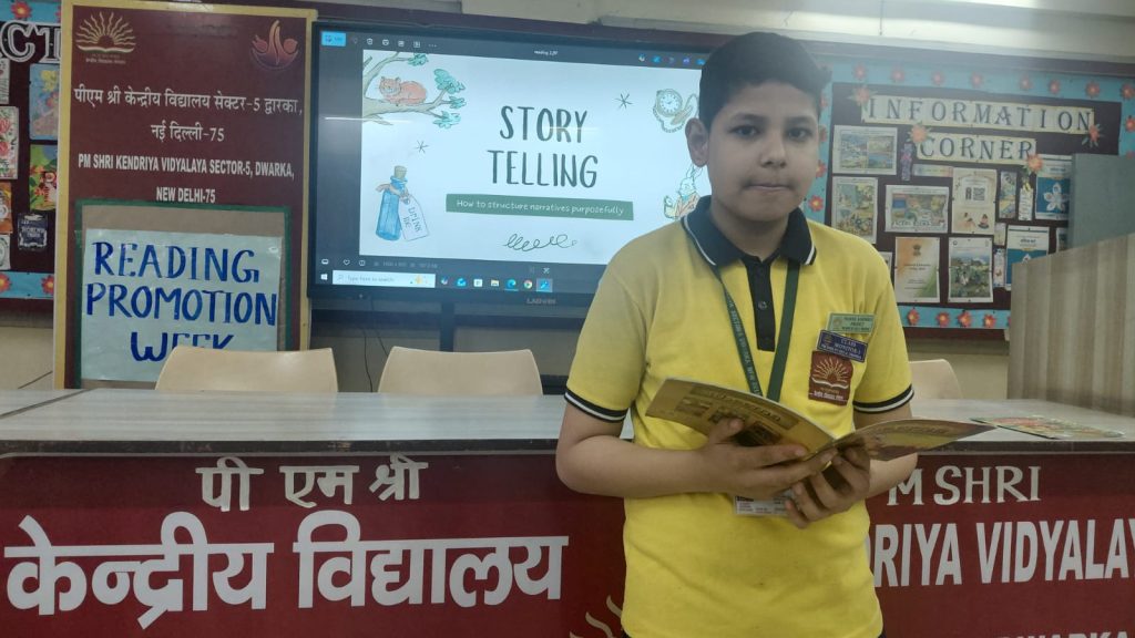 Reading Promotion Week- III – KV Sector-5 Dwarka Library